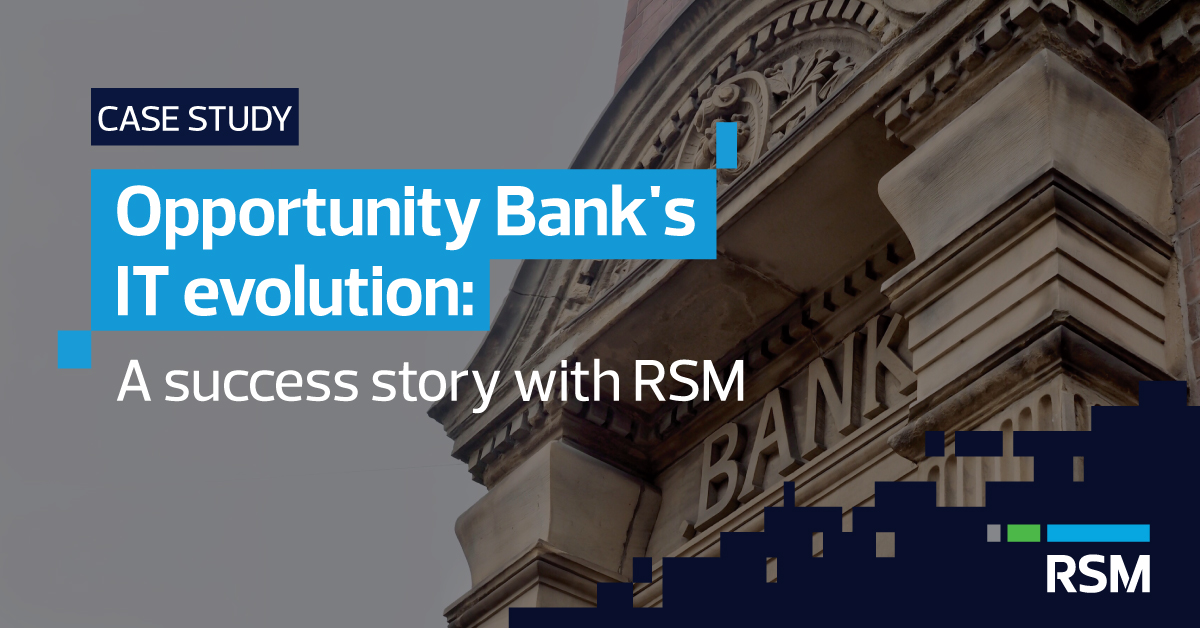 Bank revolutionizes its IT infrastructure with managed services