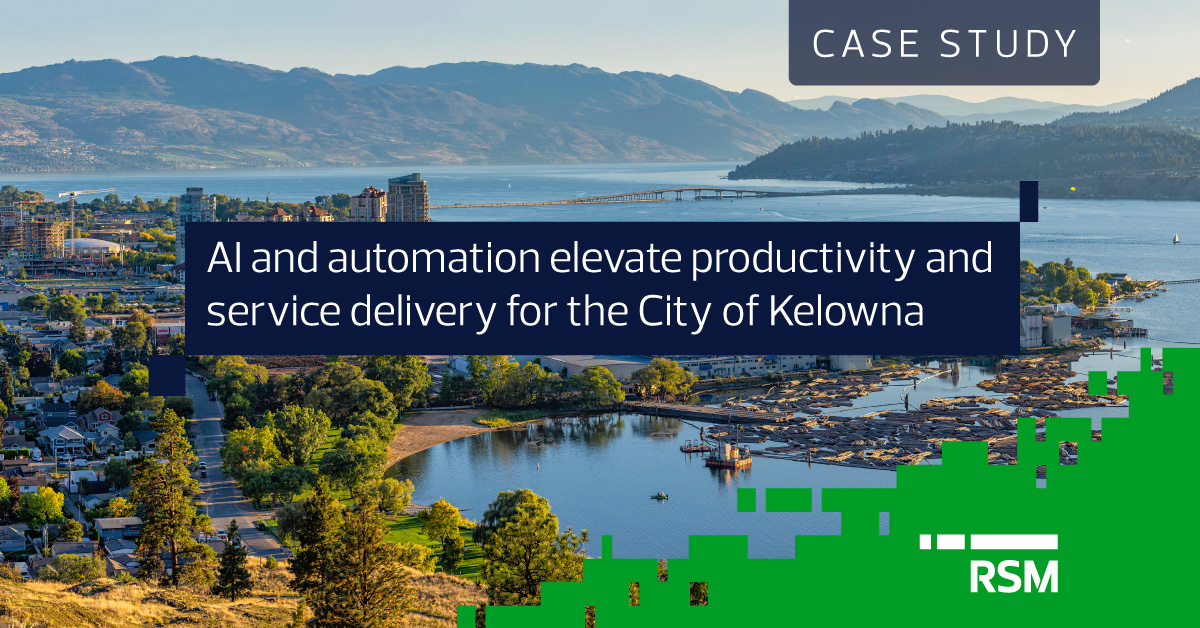 AI and automation elevate productivity and service delivery for City of Kelowna