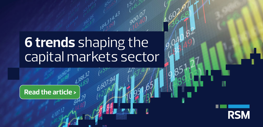 Top 6 trends shaping the capital markets sector in 2025