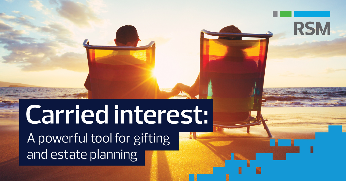 Carried interest for gifting and estate planning
