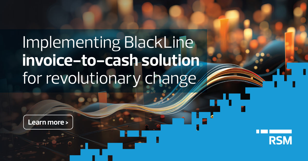 Implementing BlackLine invoice-to-cash solution for revolutionary change