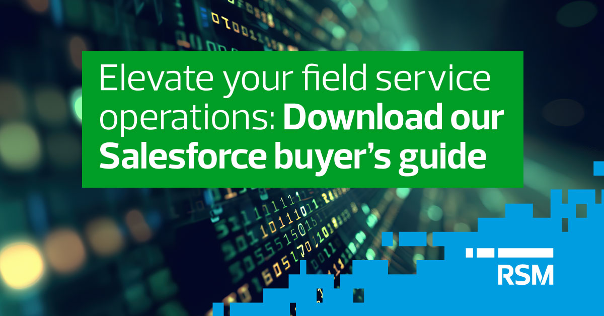 Salesforce Field Service buyer's guide