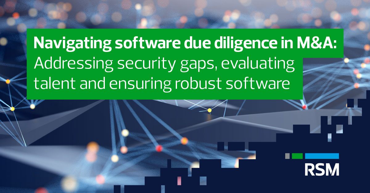 FAQ: Key factors in software due diligence for M&A