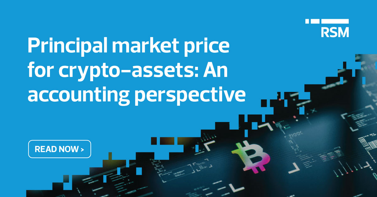 Principal market price for crypto-assets: An accounting perspective