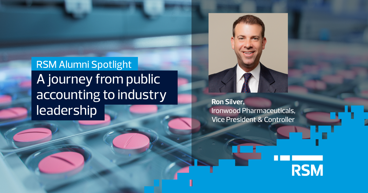 A journey from public accounting to industry leadership