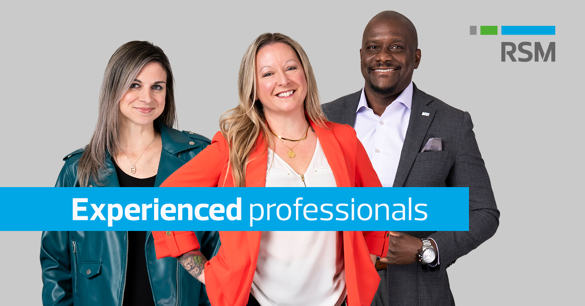 Experienced professionals | RSM US
