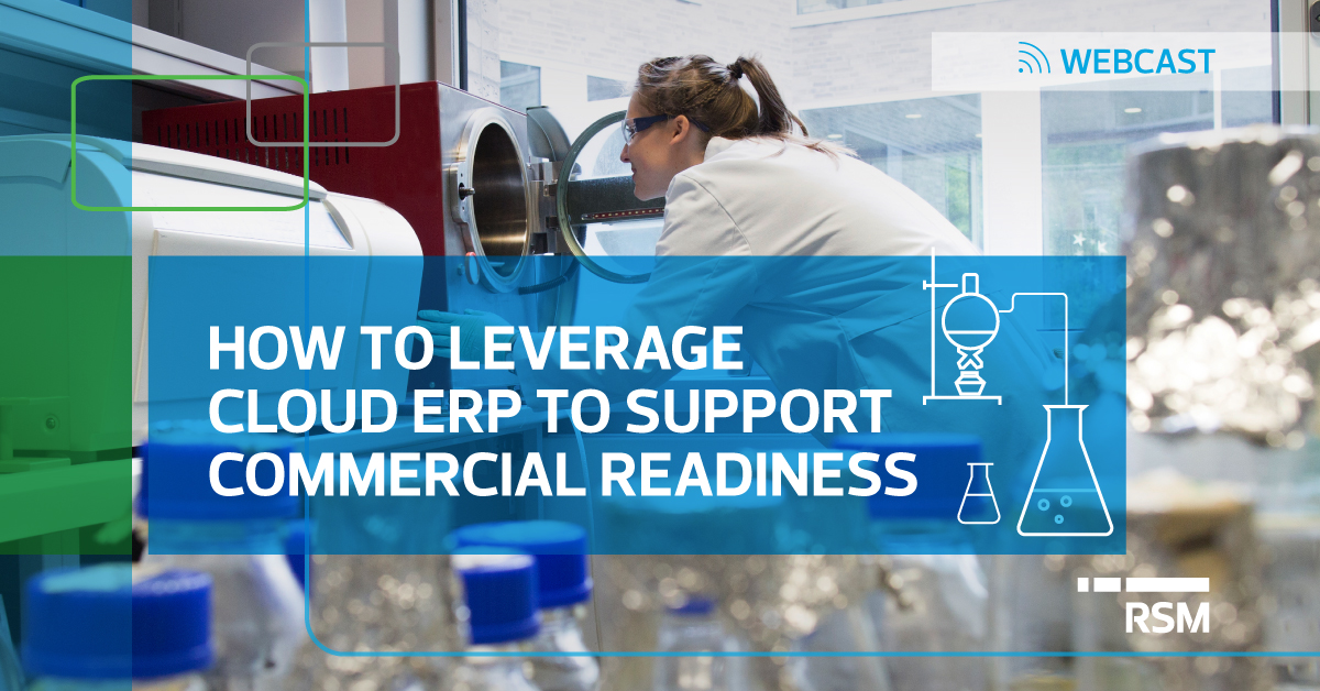 How to leverage cloud ERP to support commercial readiness