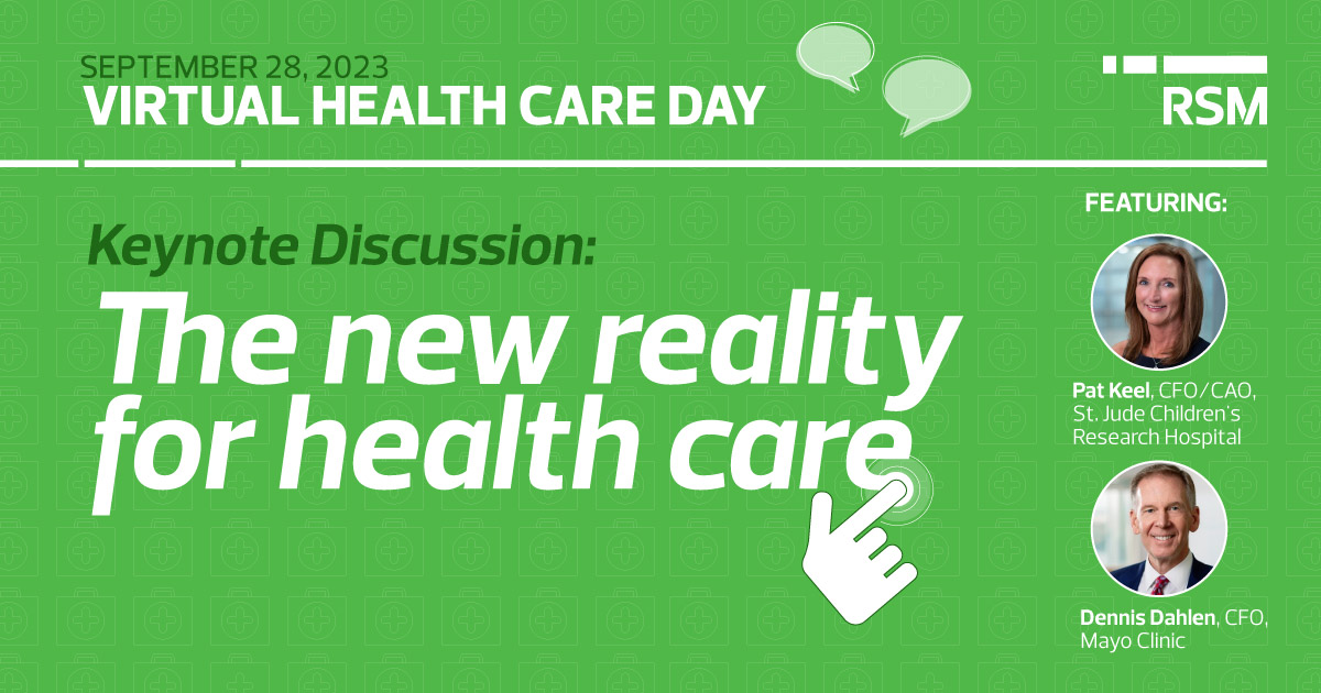 RSM Virtual Health Care Day 2023