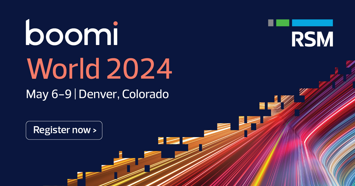 Join RSM at Boomi World 2024