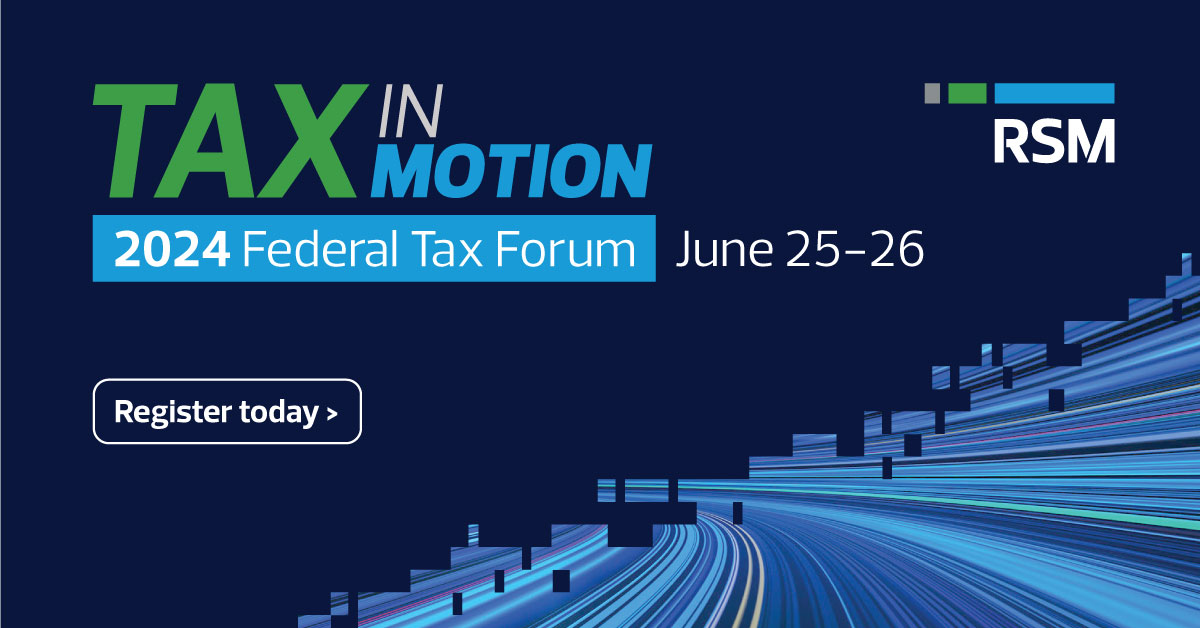2024 federal tax forum