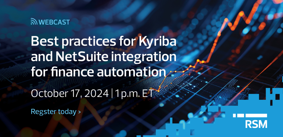 Best Practices for Kyriba and NetSuite Integration for Finance Automation