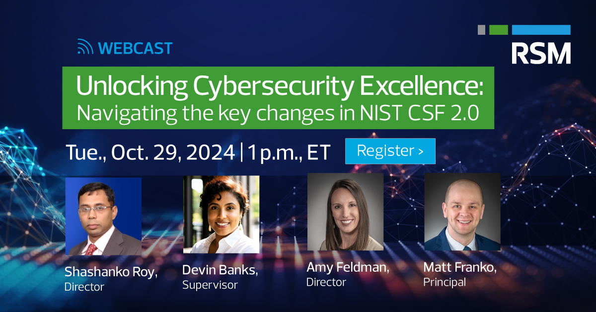 Unlocking Cybersecurity Excellence: Navigating the key changes in NIST CSF 2.0