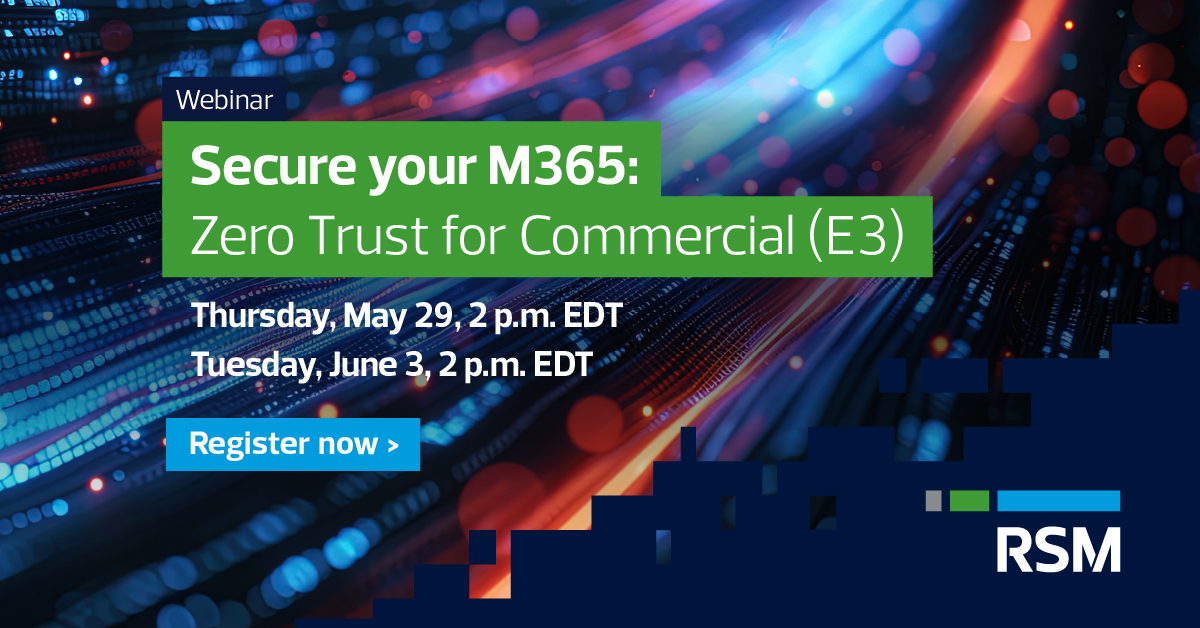 Secure your commercial cloud with Microsoft 365 E3, Entra ID and Purview