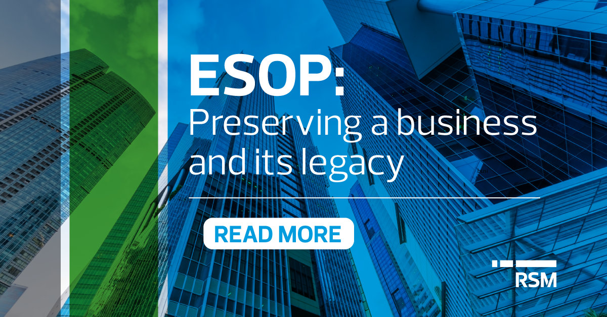 Employee stock option plans: Preserving a business and its legacy