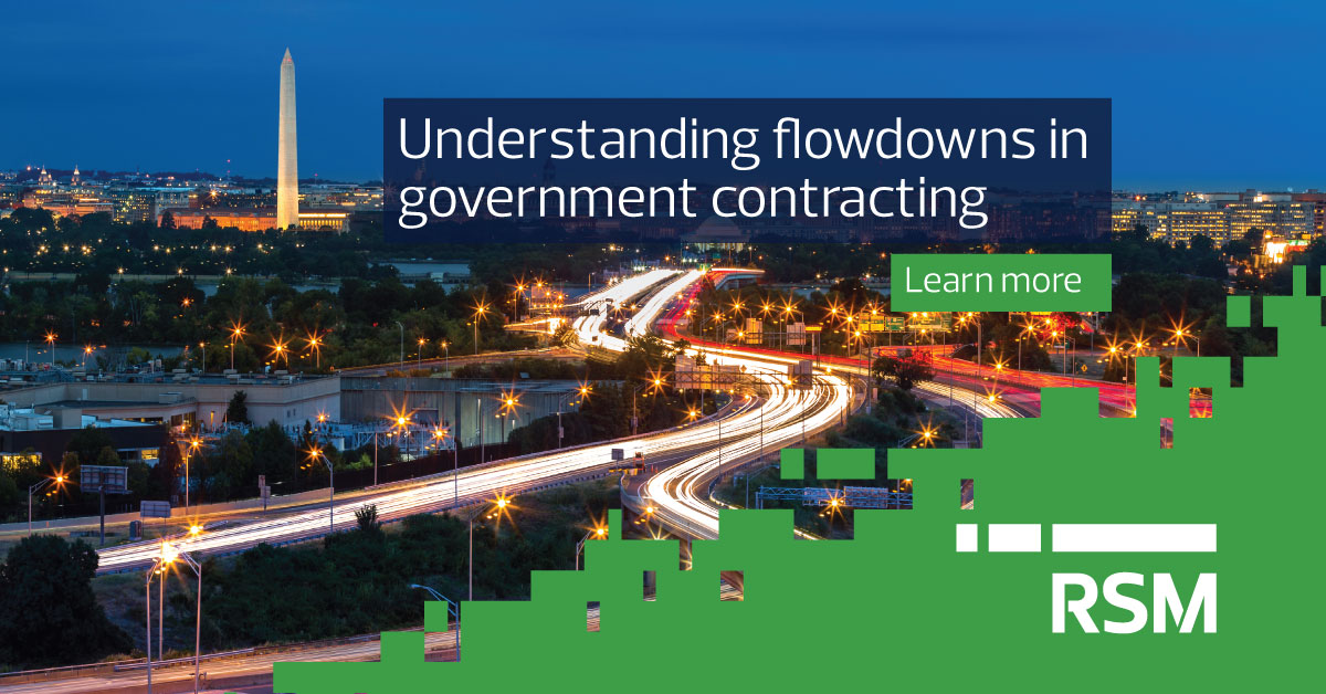 Understanding flowdowns in government contracting