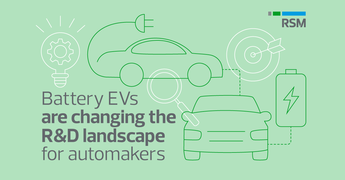 How battery EVs are changing the R&D landscape for automakers
