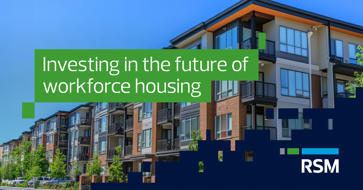 Multifamily affordability gap creates investment opportunity | RSM US