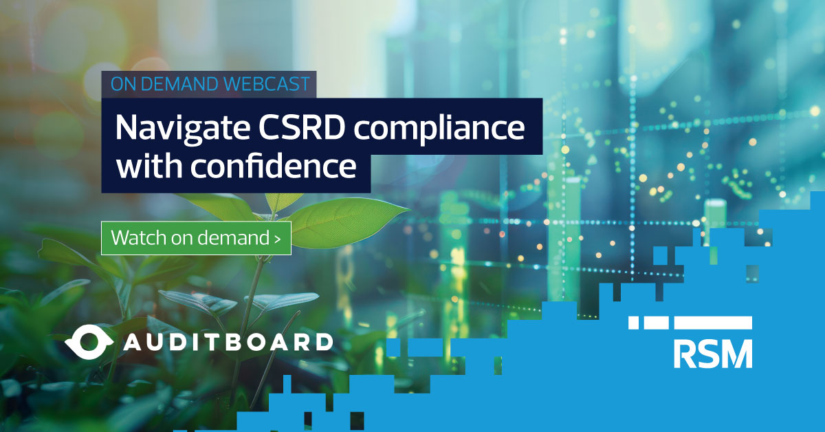 Navigating the CSRD from a SOX perspective