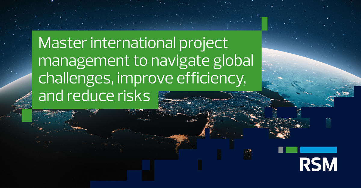 The value of international project management | RSM US