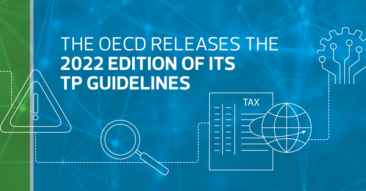 The OECD has released the 2022 edition of its TP guidelines
