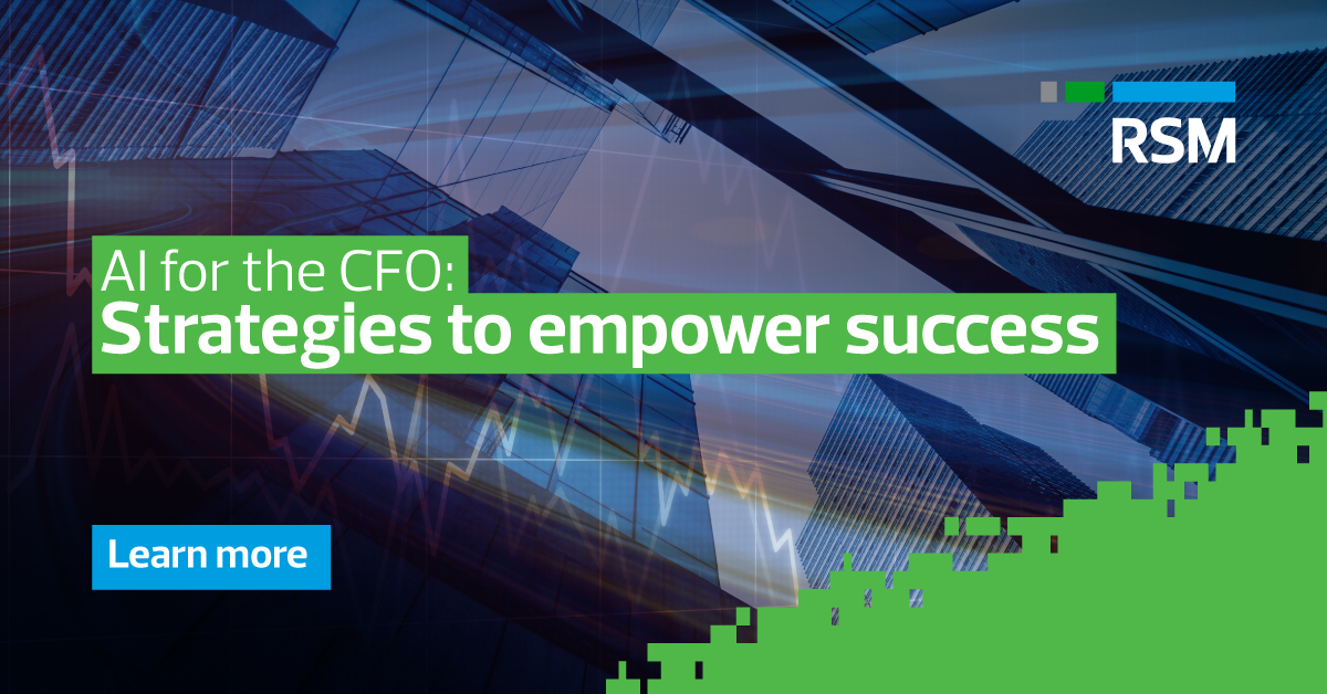 AI for the CFO | RSM CANADA