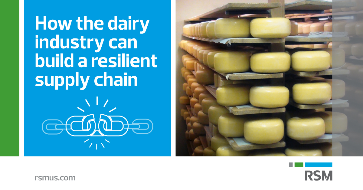 How the dairy industry can build a resilient supply chain