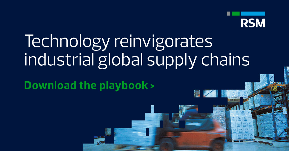 Technology reinvigorates industrial global supply chains