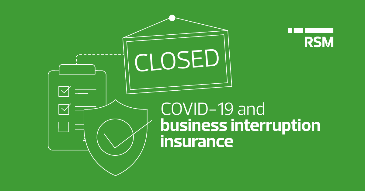 COVID-19 and business interruption insurance