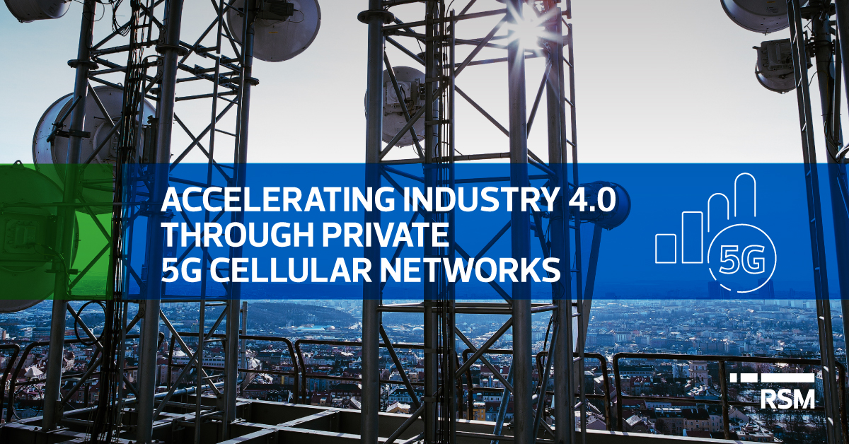 Private 5G cell networks and Industry 4.0
