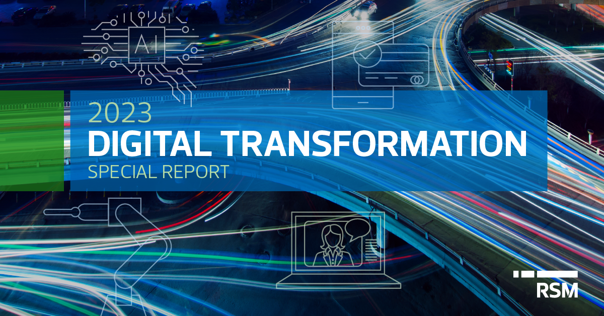 RSM US Special Report Details Digital Transformation Progress ...