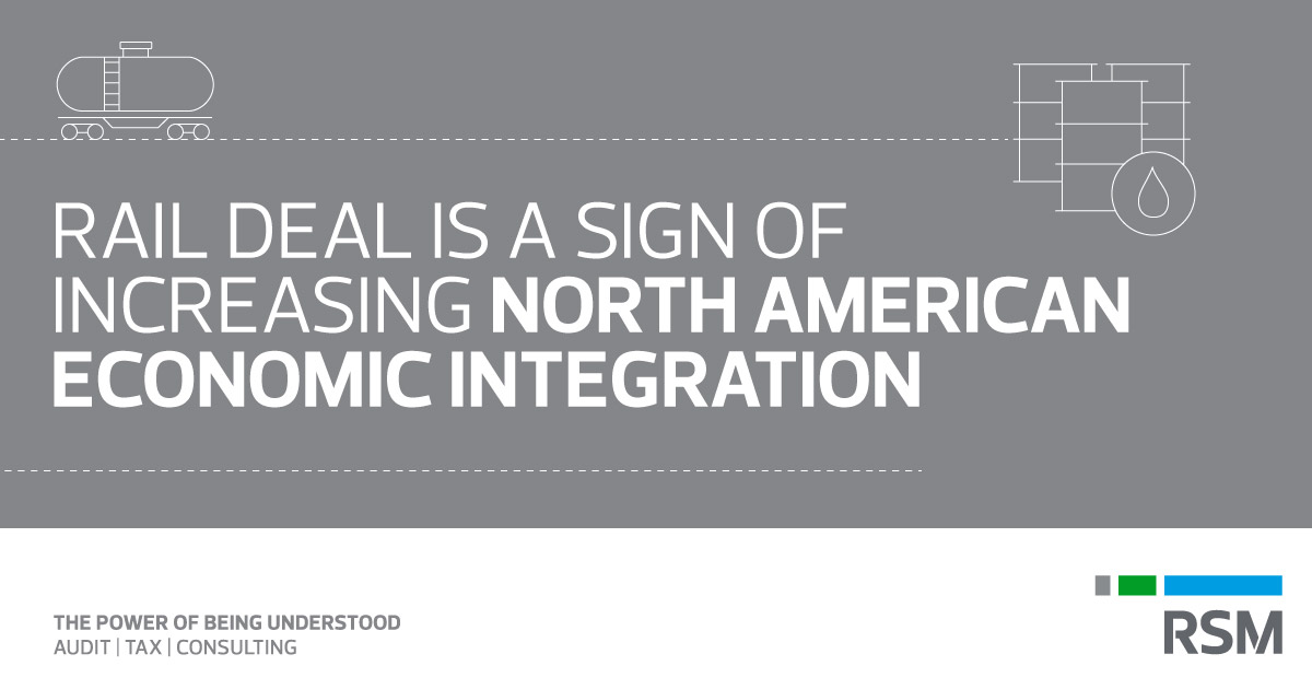 Rail deal is a sign of increasing North American economic integration