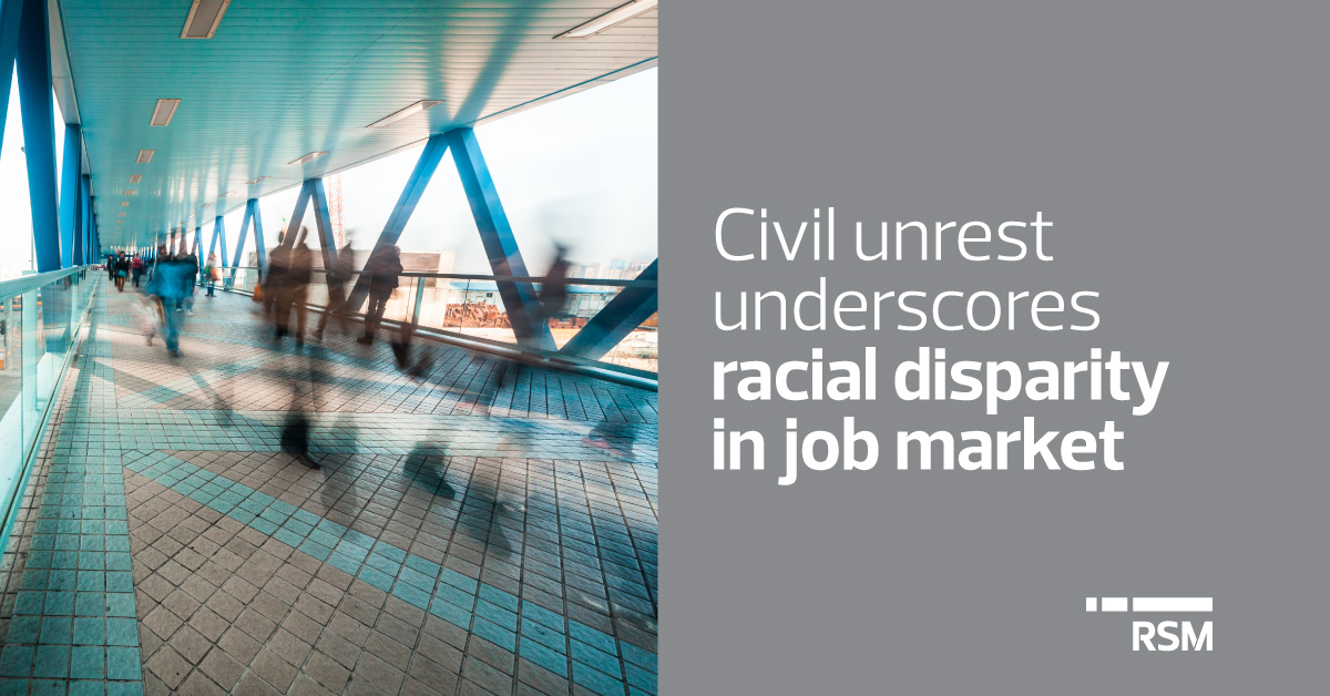 Employment in Black and white