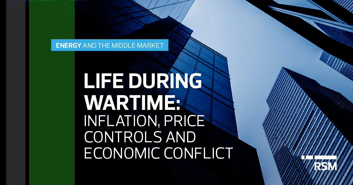 Life during wartime: Inflation, price controls and economic conflict