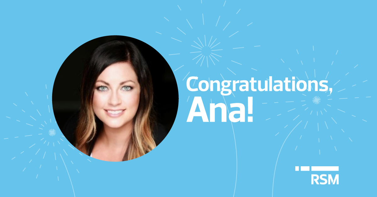 Consulting Magazine Recognizes RSM’s Ana Minter with the 2022 Women ...