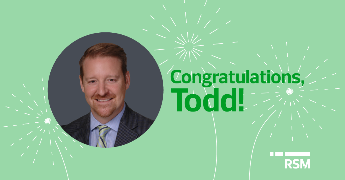 RSM names Todd Briggs North American Digital Assets Audit Leader