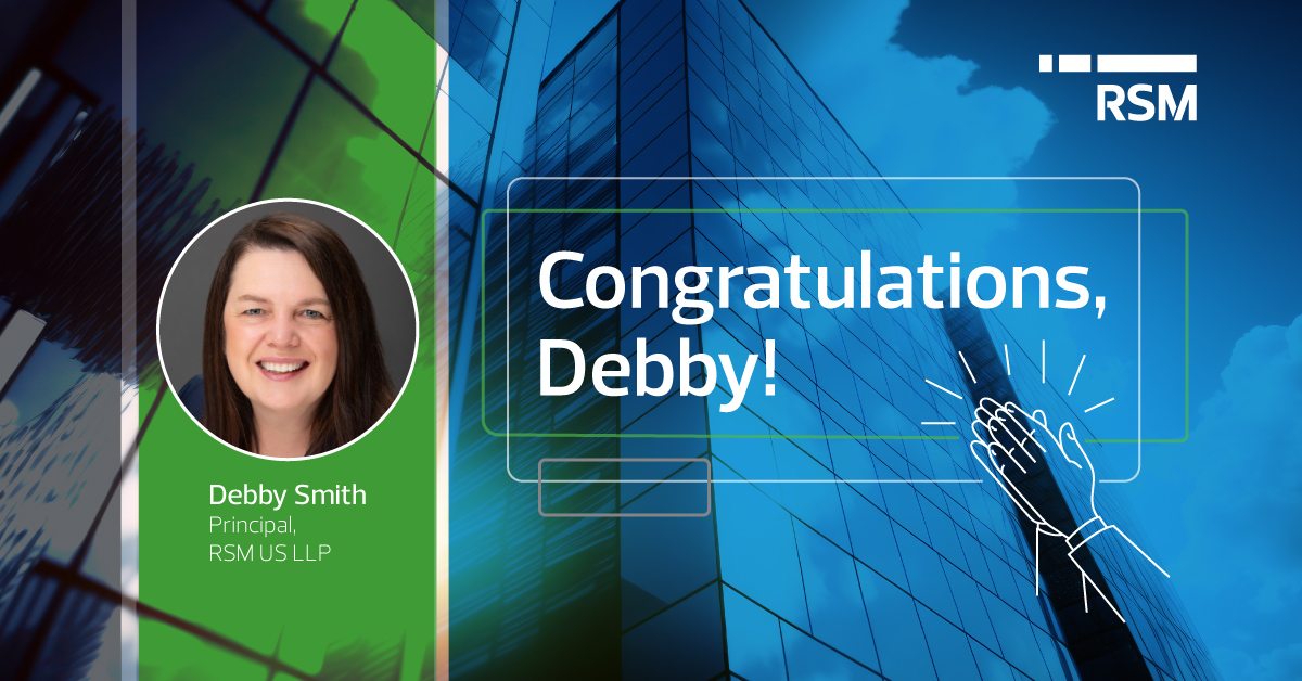 Consulting Magazine Recognizes RSM’s Debby Smith with the 2023 Women ...