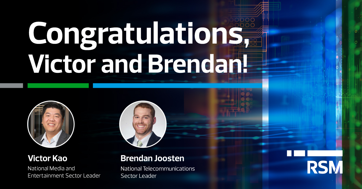 RSM US LLP National TMT Industry Appoints New Leaders for Media and ...