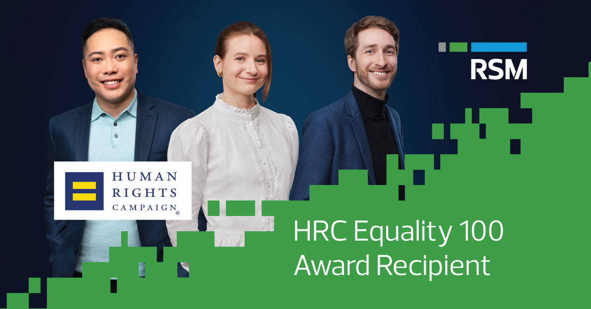 RSM Earns Equality 100 Award in Human Rights Campaign Foundation’s 2025 ...