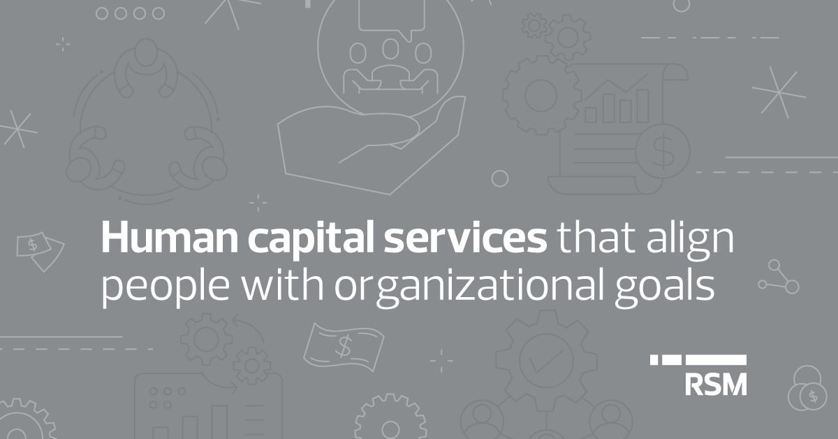 Human capital services | Services | RSM US