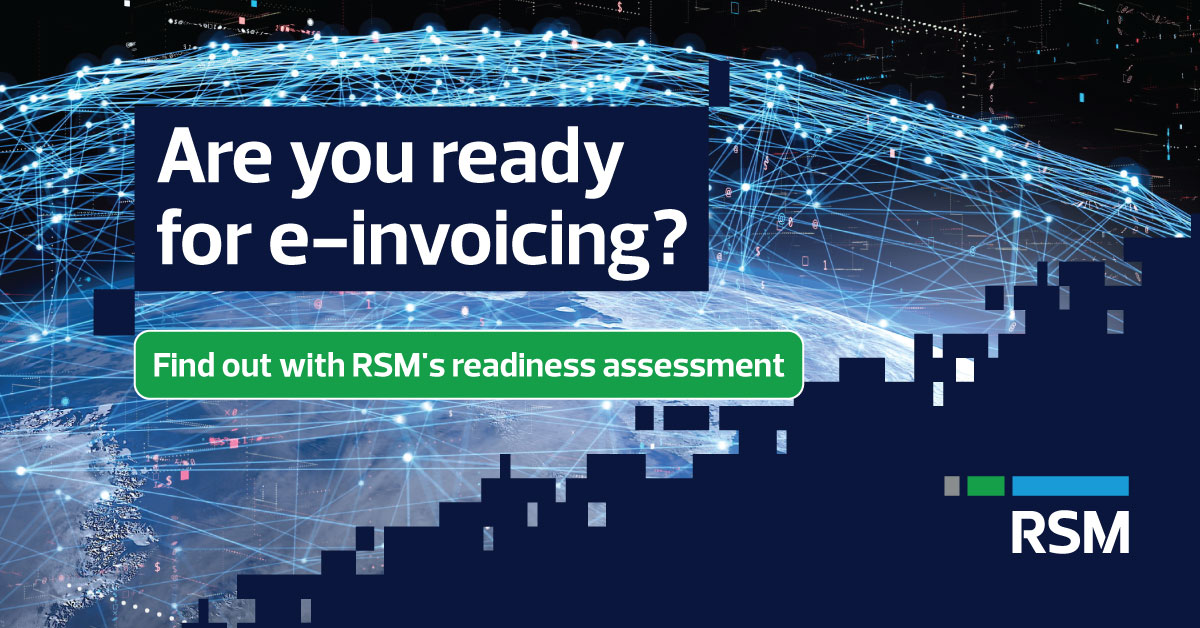 E-invoicing assessment | Services | RSM US