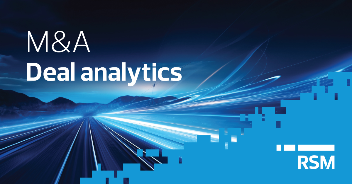 Deal analytics | Services | RSM US