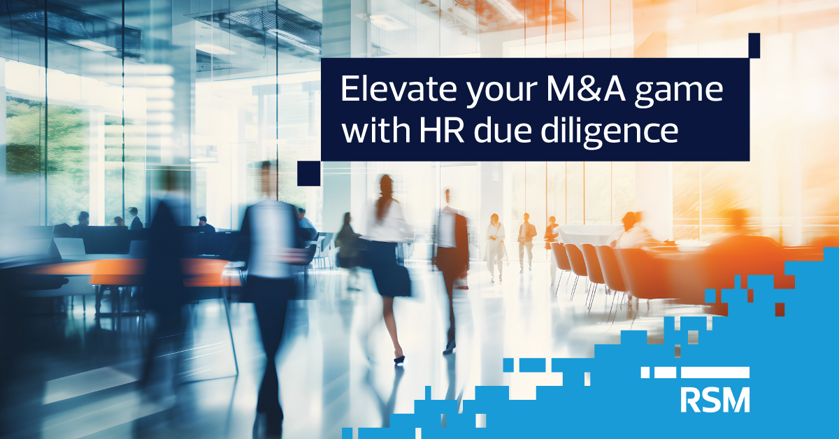 HR diligence in M&A transactions | Services | RSM US